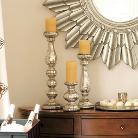 Ballard Designs | Accents | Ballard Designs Antiqued Mercury Glass Set ...